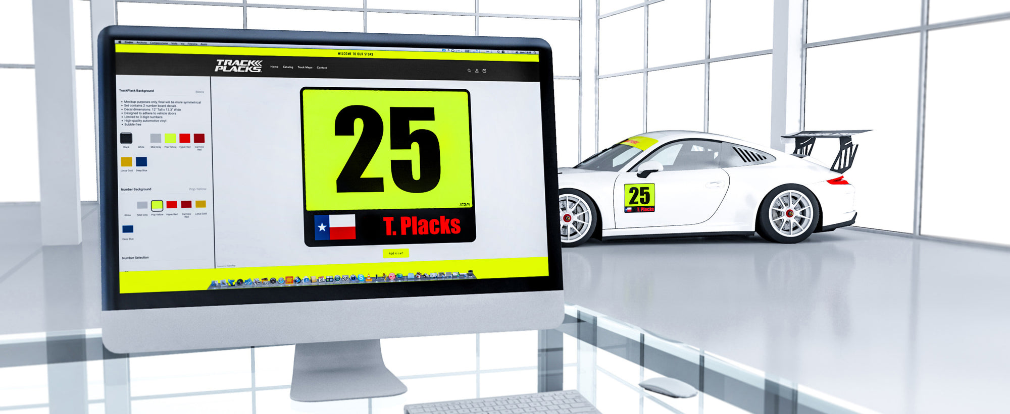 Custom Race Car Number Plates | Track Placks – TrackPlacks
